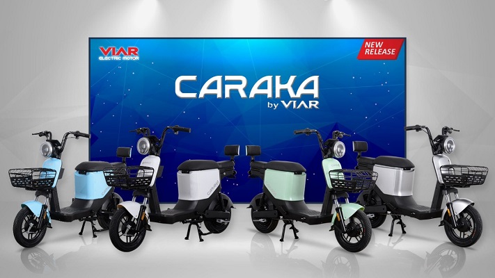 Viar Motor Perkenalkan Sepeda Listrik Model Terbaru Viar Caraka ...